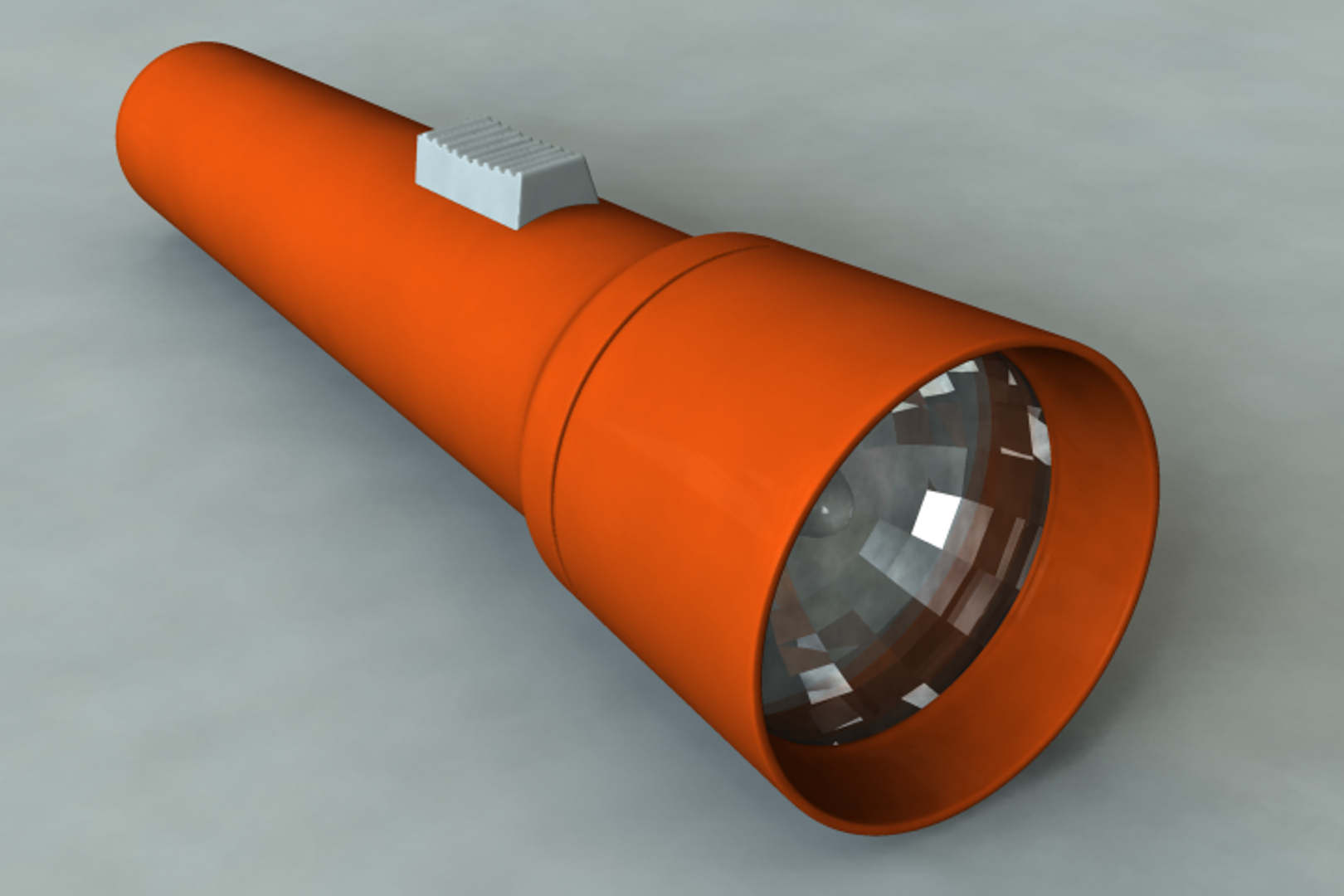 plastic flashlight light obj free