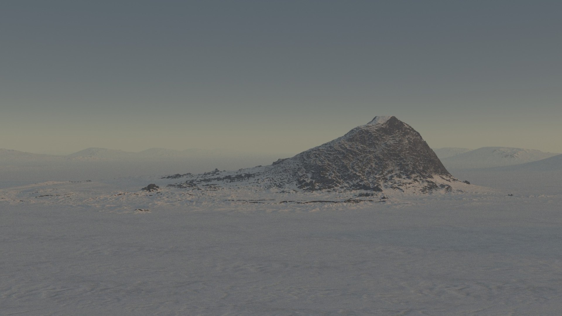 Snow Terrain 3D Model - TurboSquid 1497430
