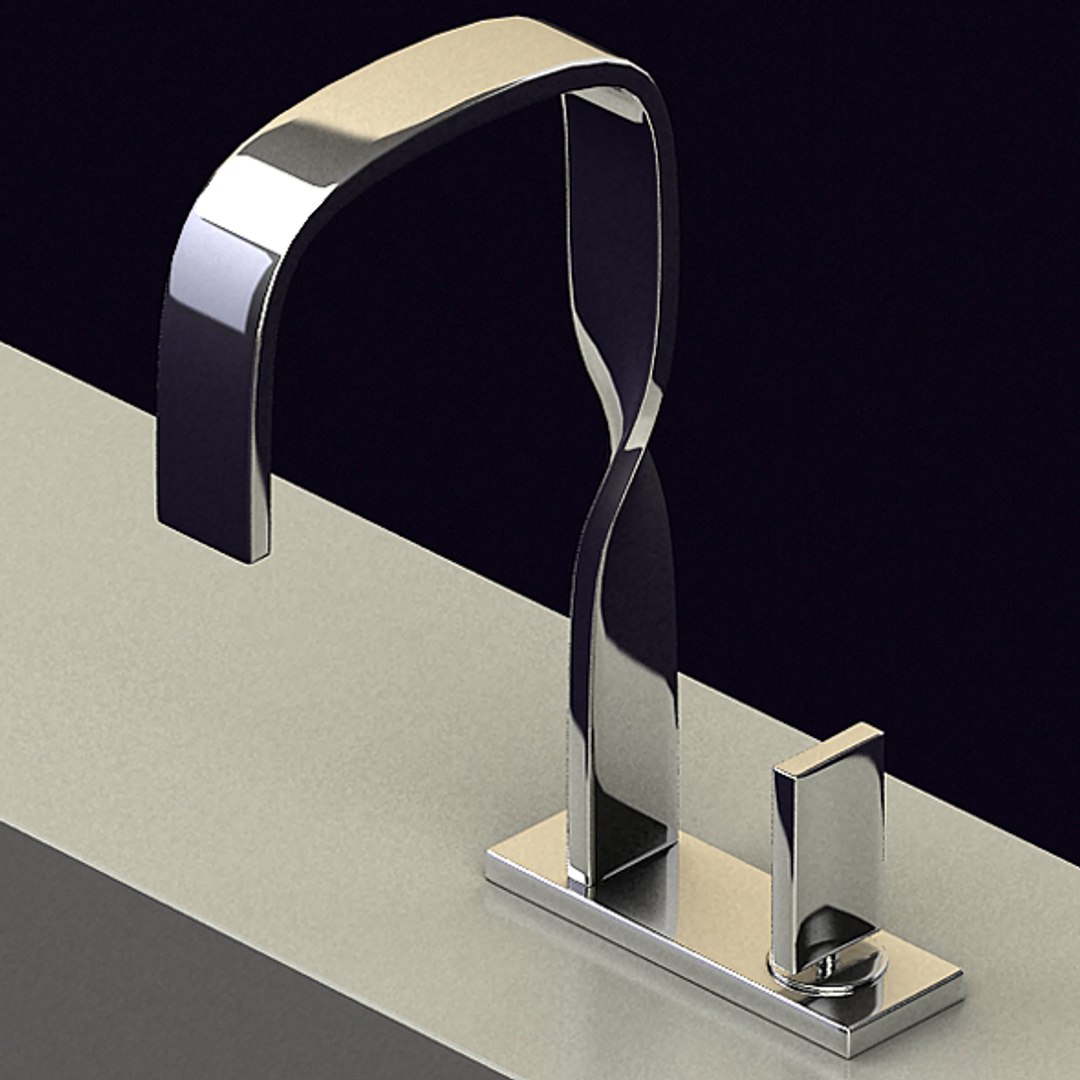 Modern Italian Faucet 3d Model