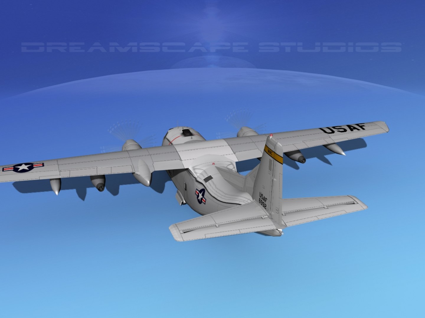 Aircraft Fairchild C-123 Provider 3D Model - TurboSquid 1307865