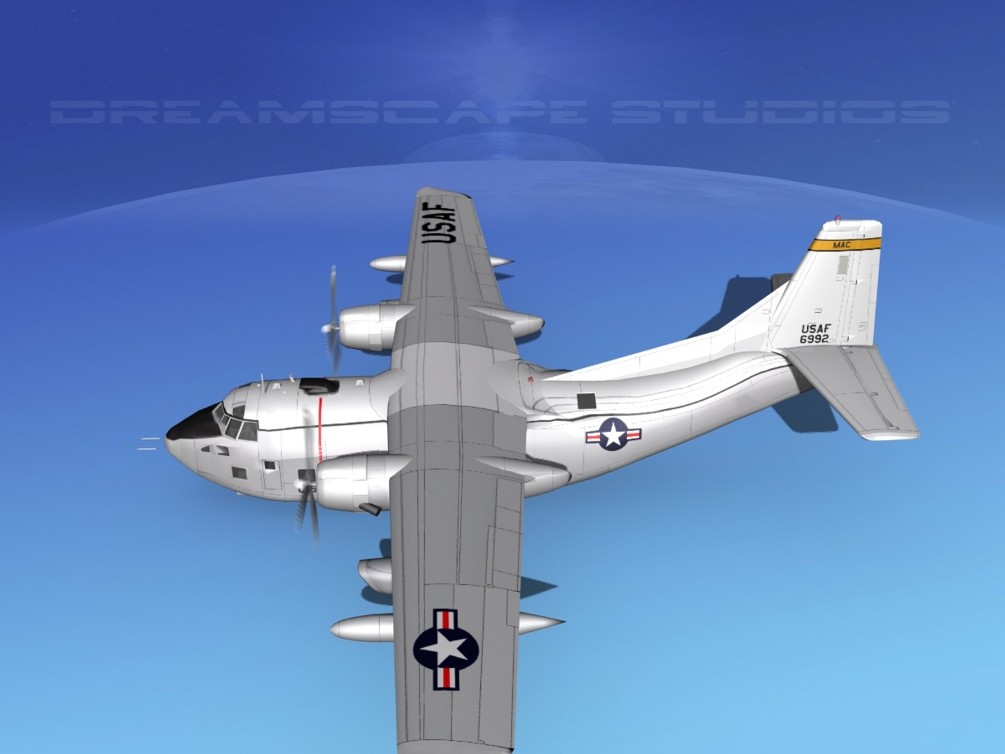 Aircraft Fairchild C-123 Provider 3D Model - TurboSquid 1307865