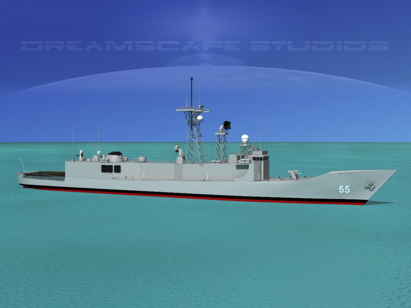 Perry Class Frigates Uss 3d 3ds