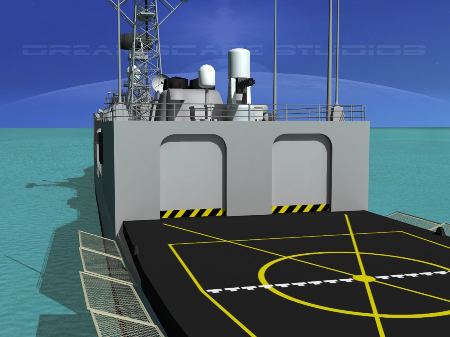 Perry Class Frigates Uss 3d 3ds