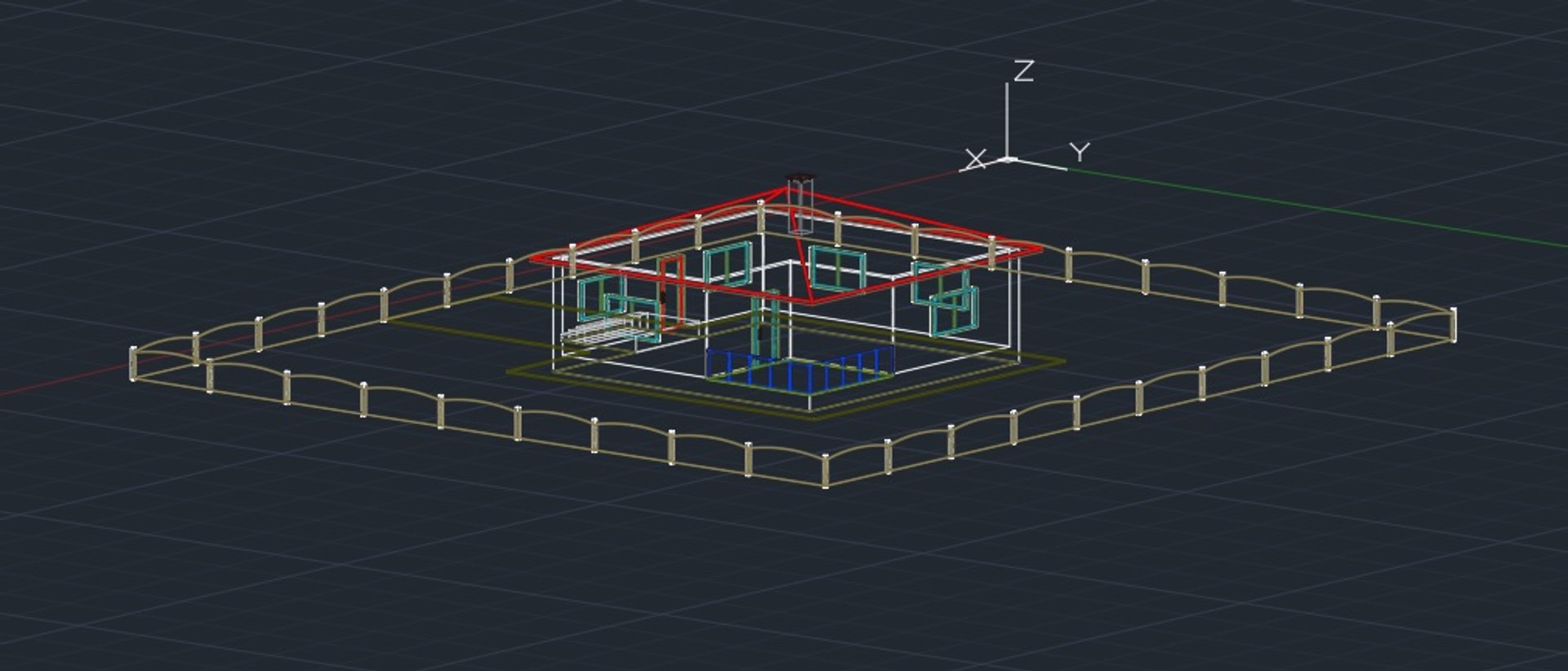 3D Model Villa Design Basic - TurboSquid 1500486