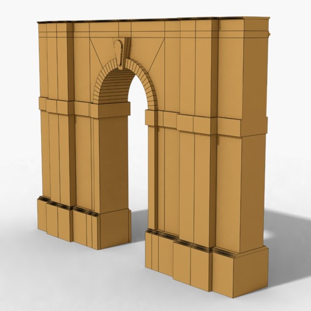 3d Arches Model