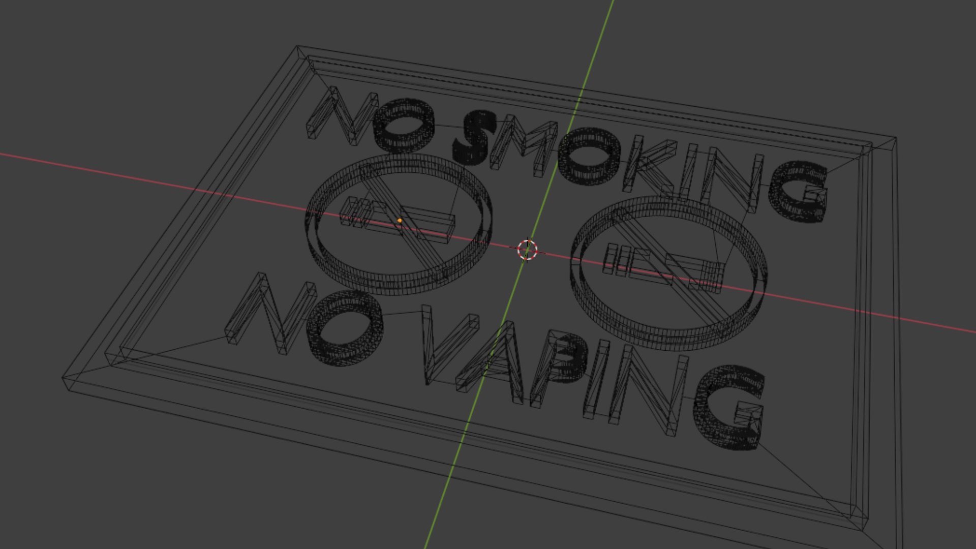 No Smoking Vaping 3D Model - TurboSquid 2198467
