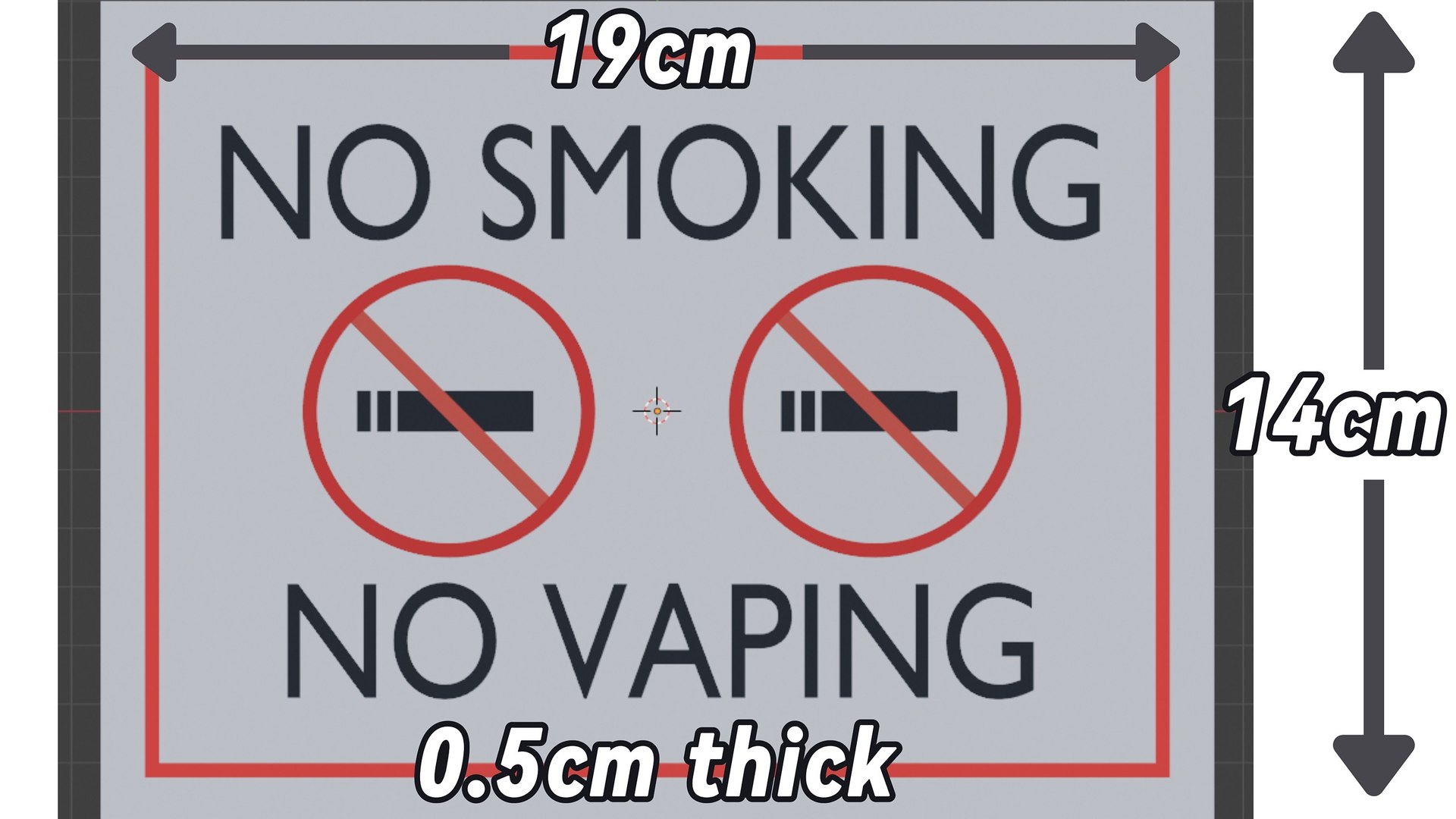 No Smoking Vaping 3D Model - TurboSquid 2198467