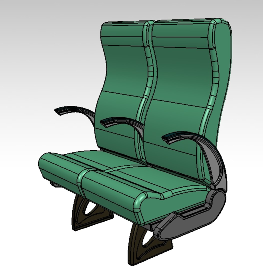 Passenger Seat 3d Model