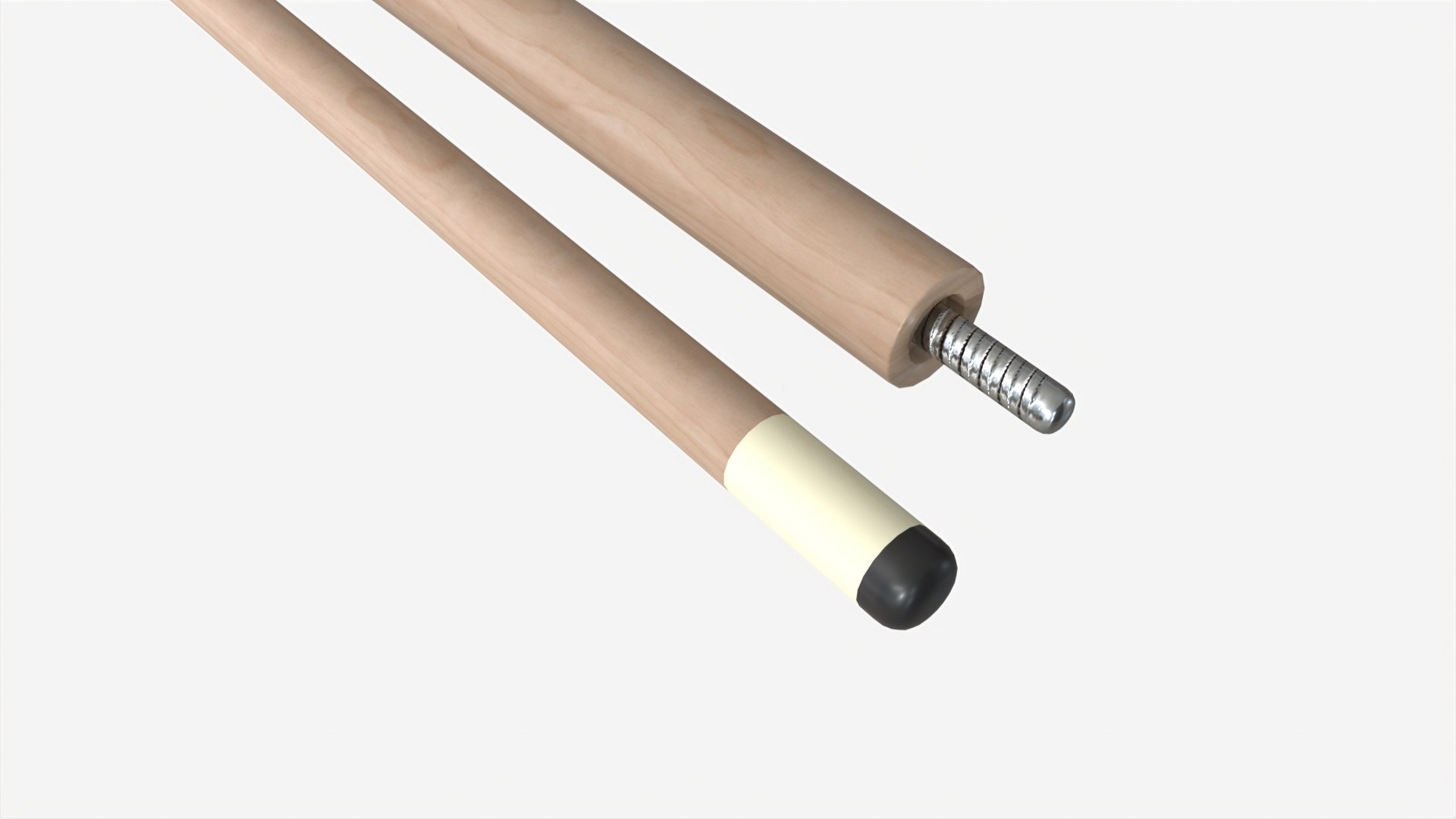 Traditional Pool Cue 3D model - TurboSquid 2094674