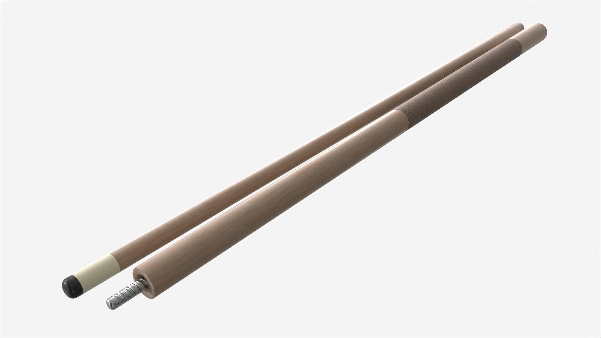 Traditional Pool Cue 3D model - TurboSquid 2094674