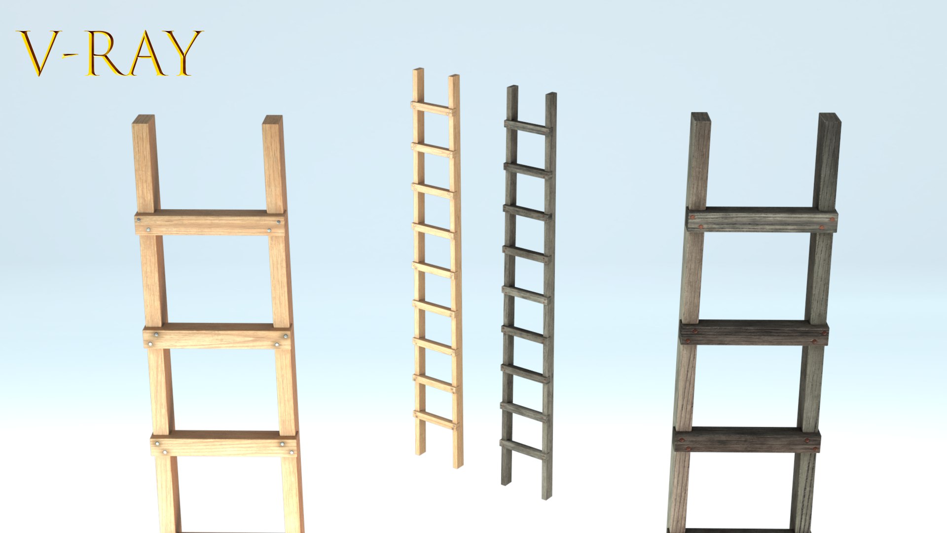 3D ladder model - TurboSquid 1206703