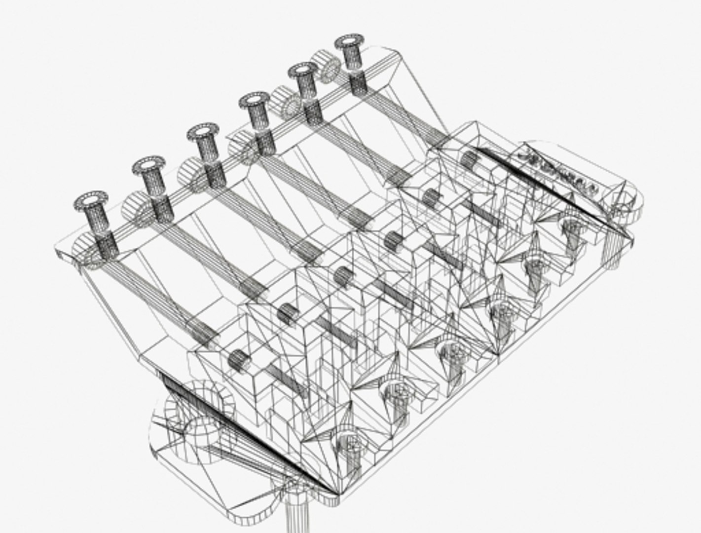 jackson guitar bridge 3d 3ds