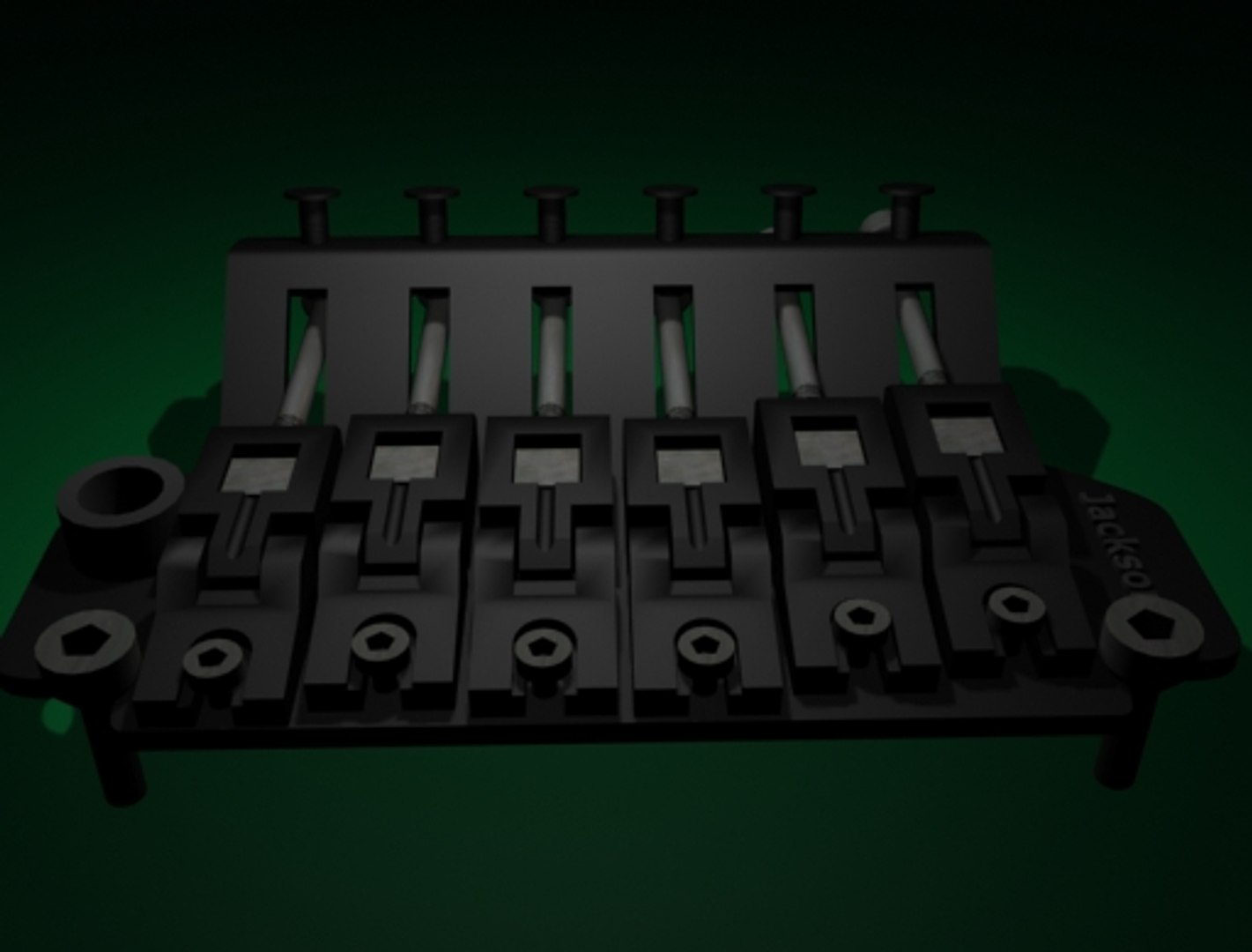 jackson guitar bridge 3d 3ds