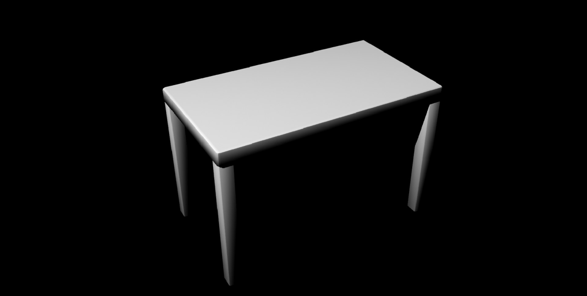 Free 3D Simple Table Untextured Model - TurboSquid 1480815