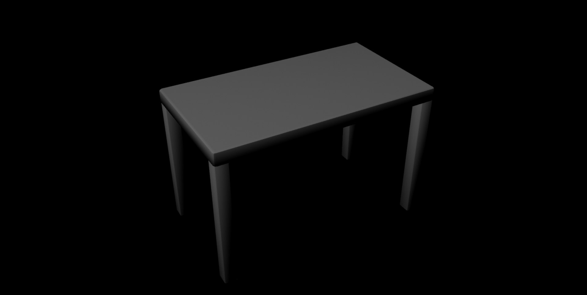 Free 3D Simple Table Untextured Model - TurboSquid 1480815