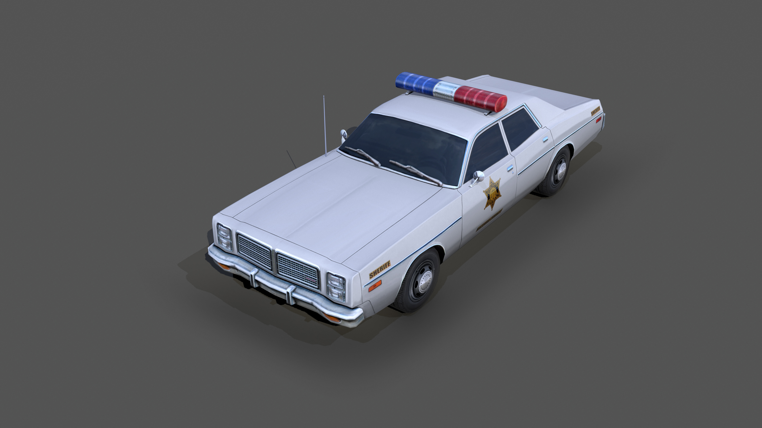 3D dodge monaco 1977 police - TurboSquid 1706684