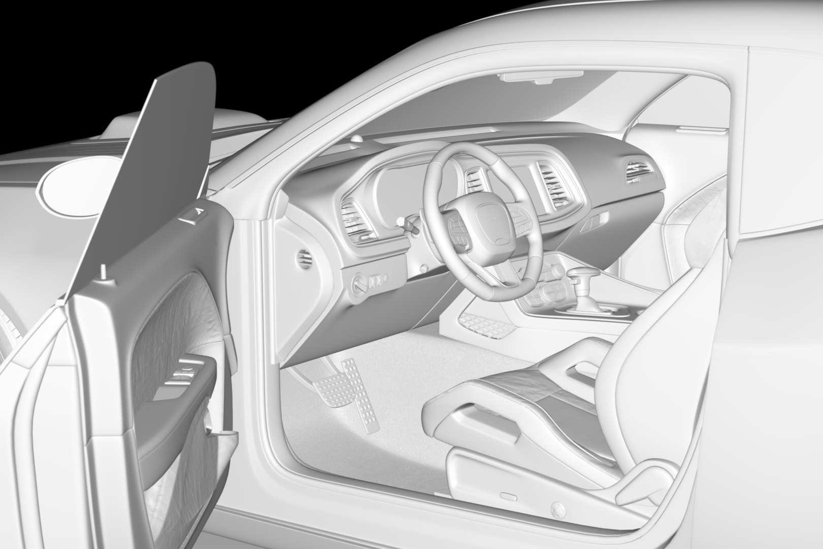 3D Plymouth Cuda Concept - TurboSquid 2366395