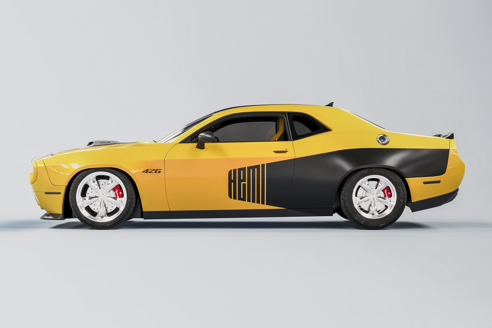 3D Plymouth Cuda Concept - TurboSquid 2366395