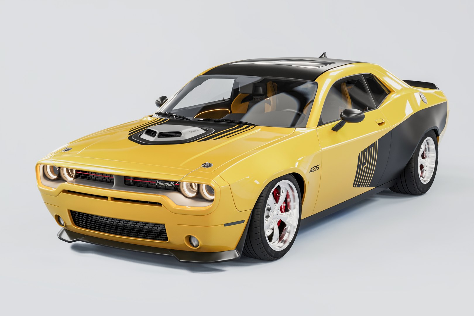 3D Plymouth Cuda Concept - TurboSquid 2366395
