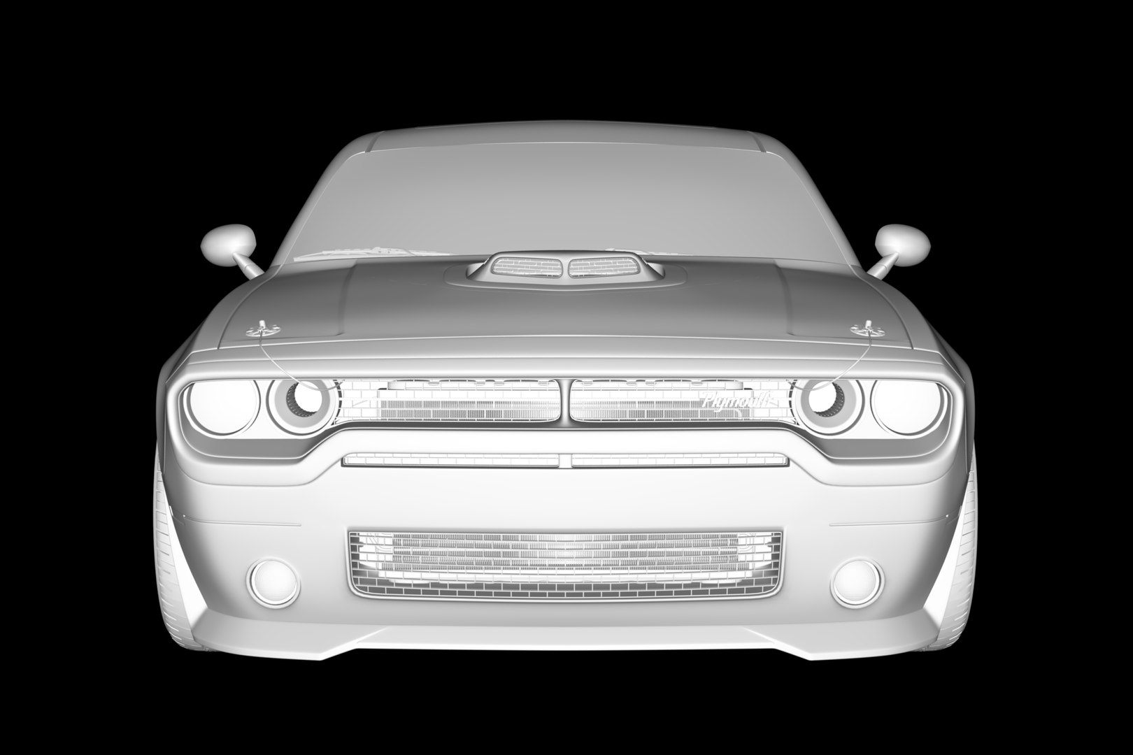 3D Plymouth Cuda Concept - TurboSquid 2366395