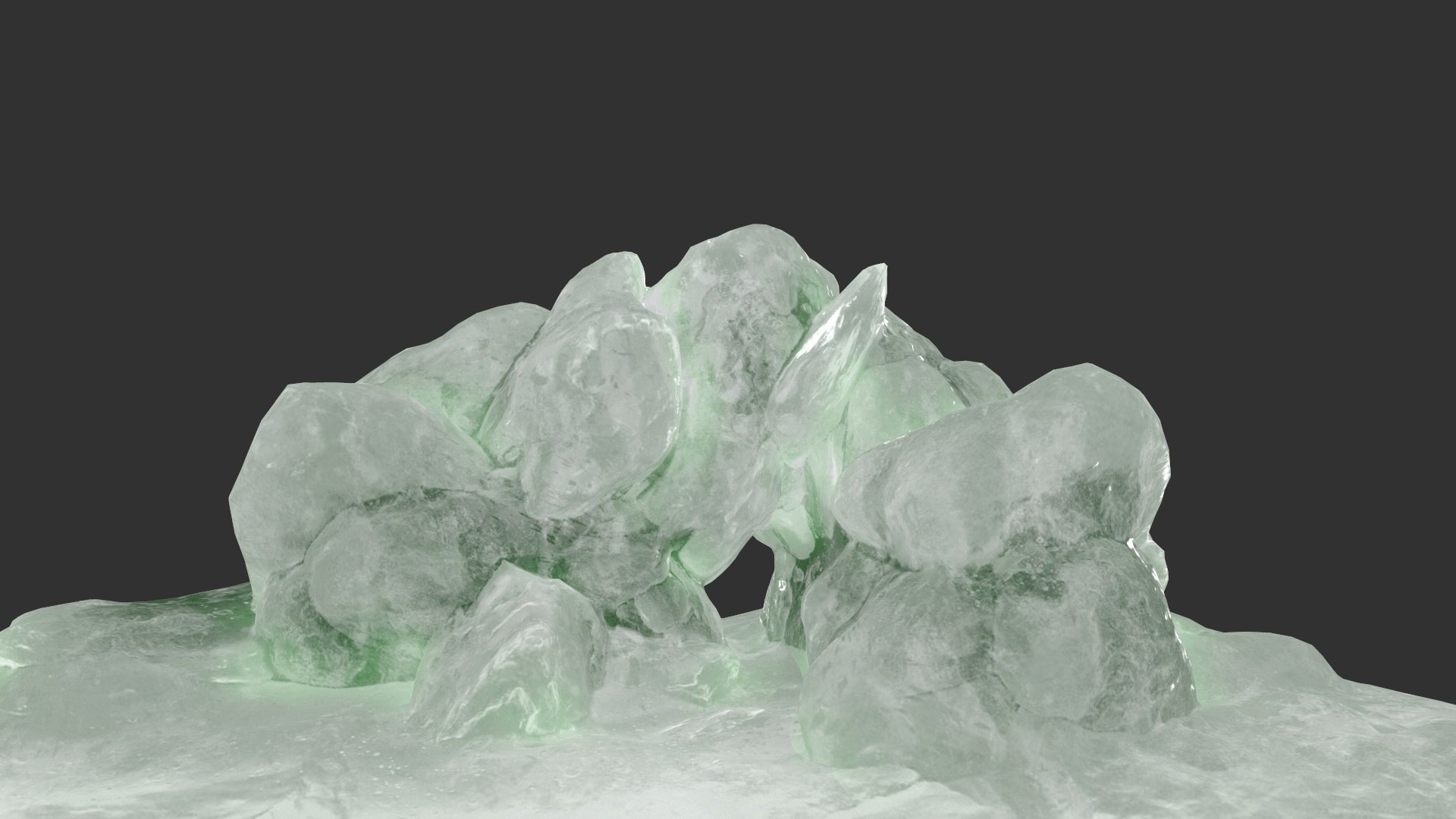 Ice Cave 3D Model - TurboSquid 1178602