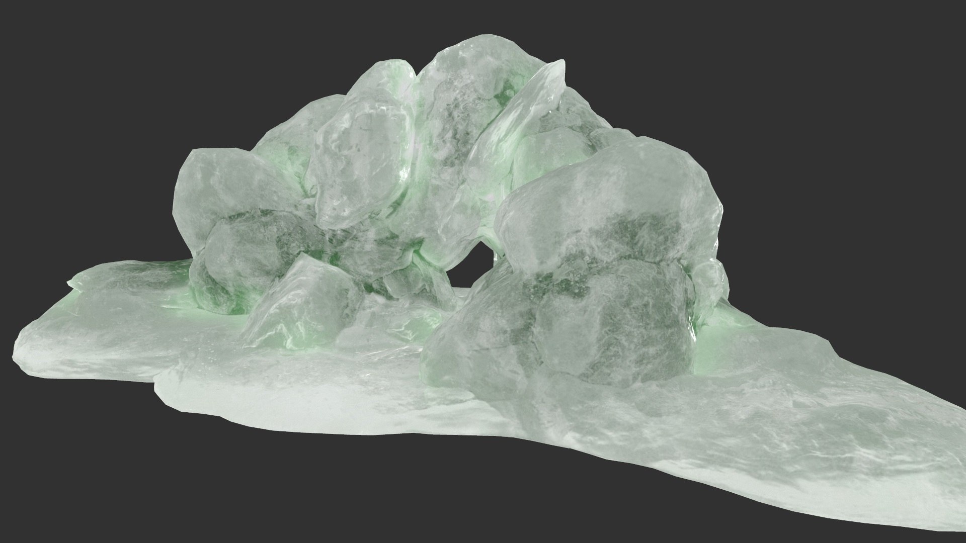 Ice Cave 3D Model - TurboSquid 1178602