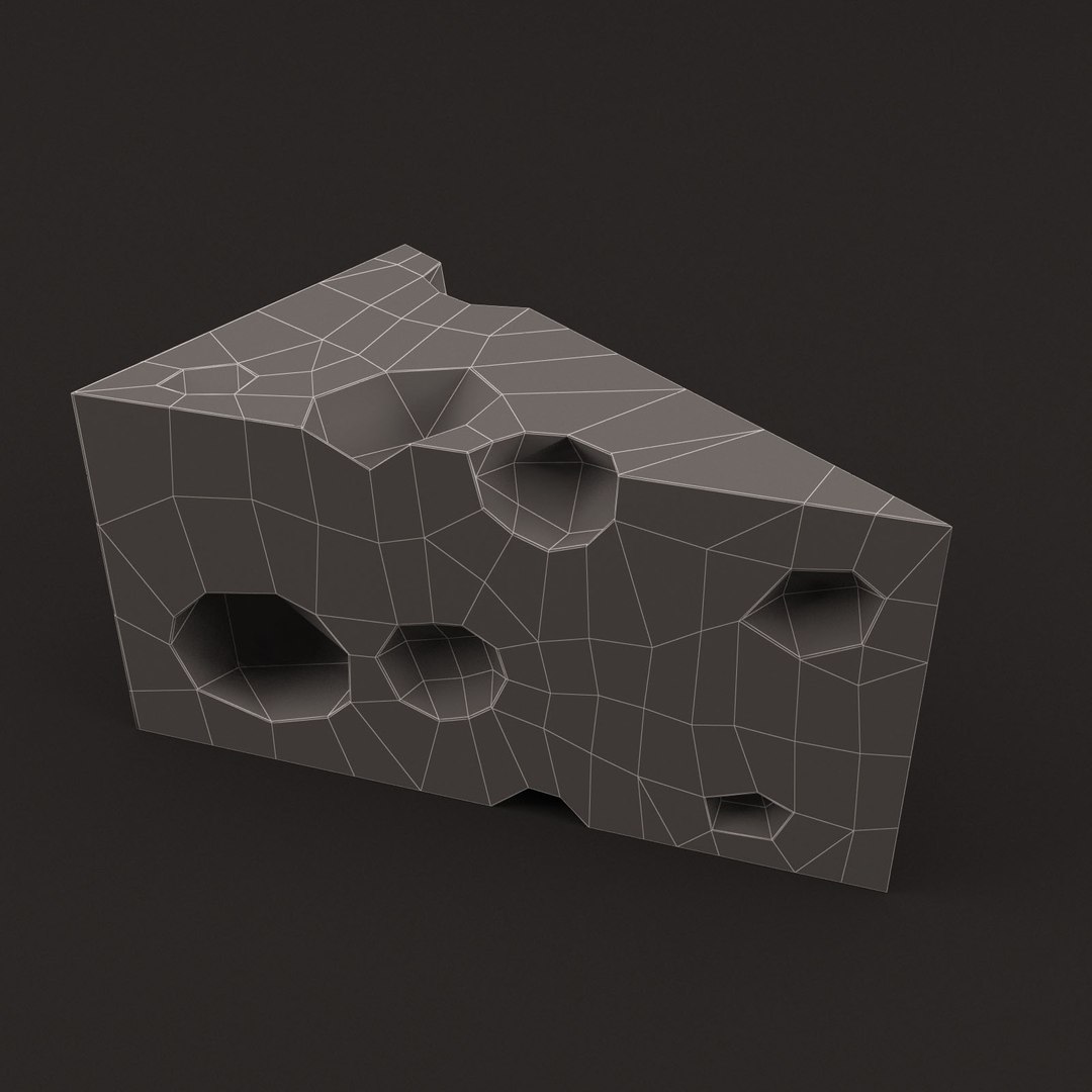 3d Cheese Model