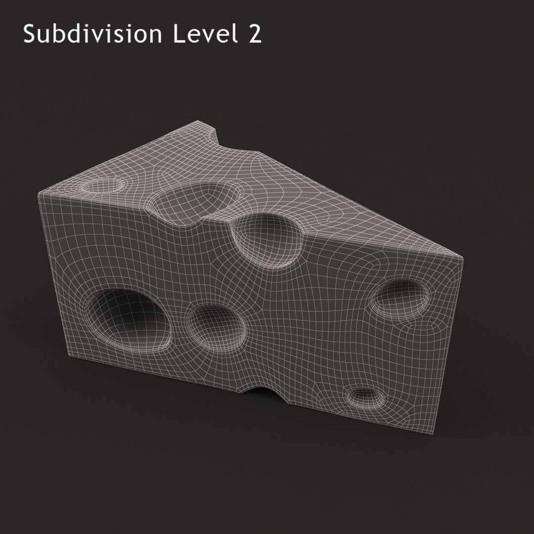 3d Cheese Model