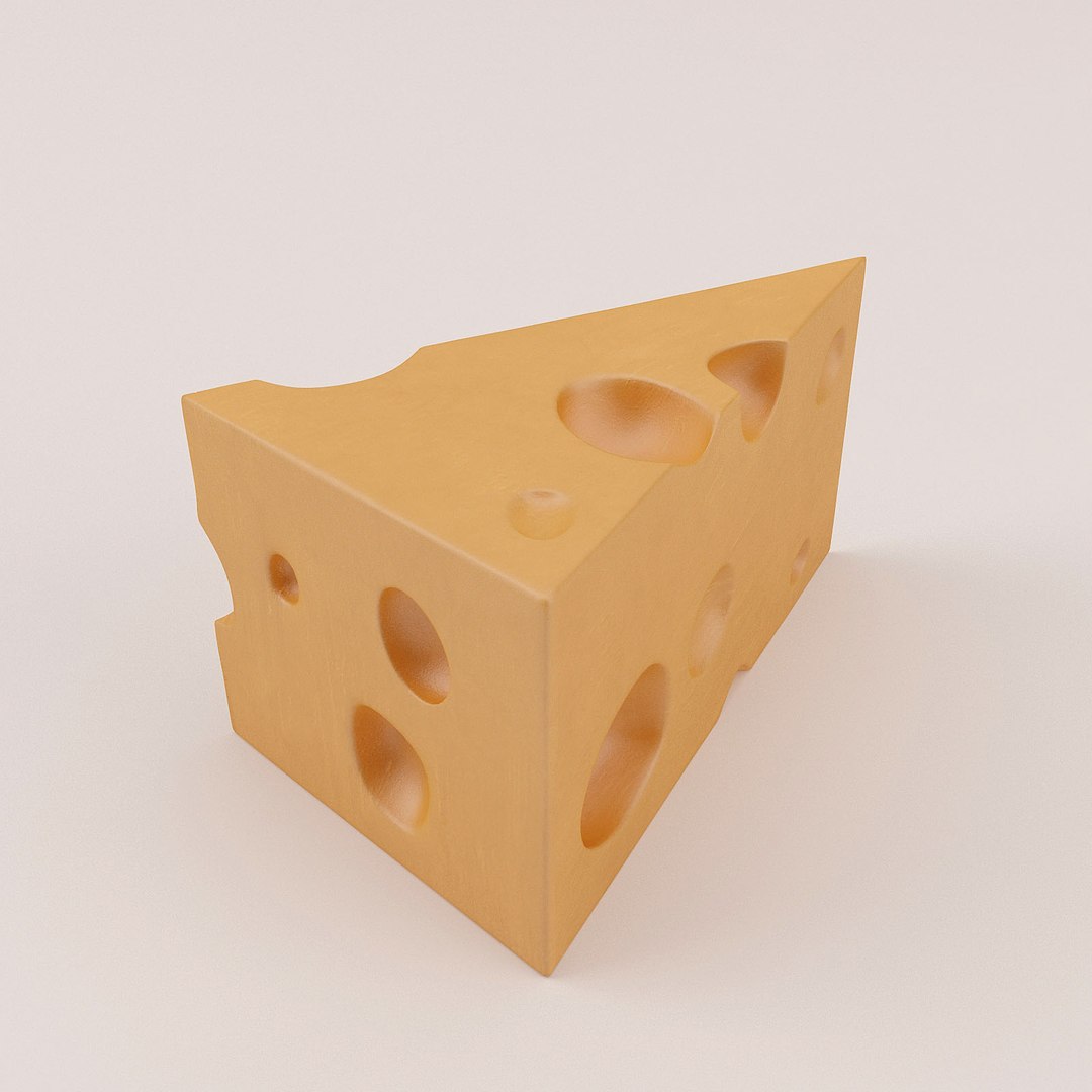 3d Cheese Model