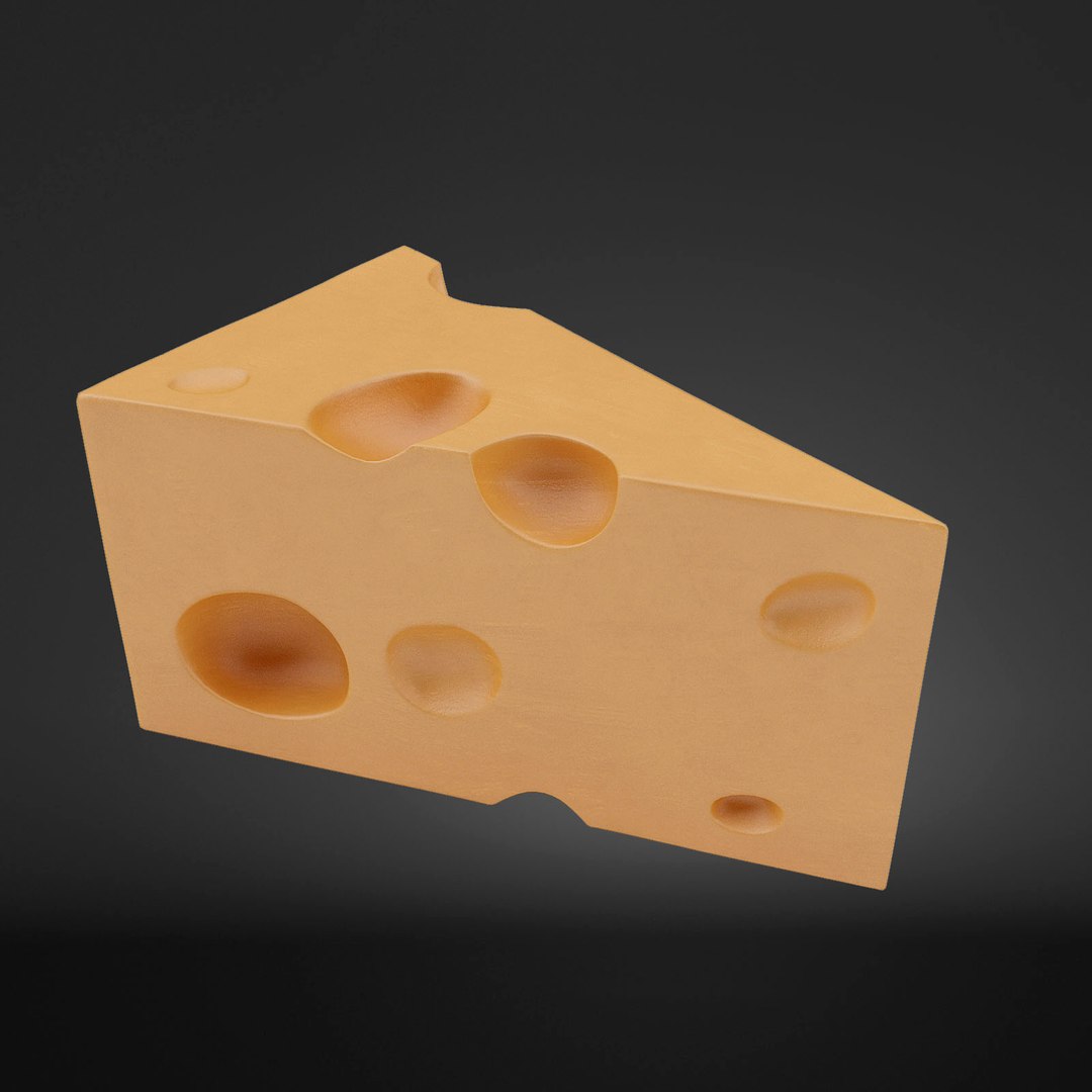 3d Cheese Model
