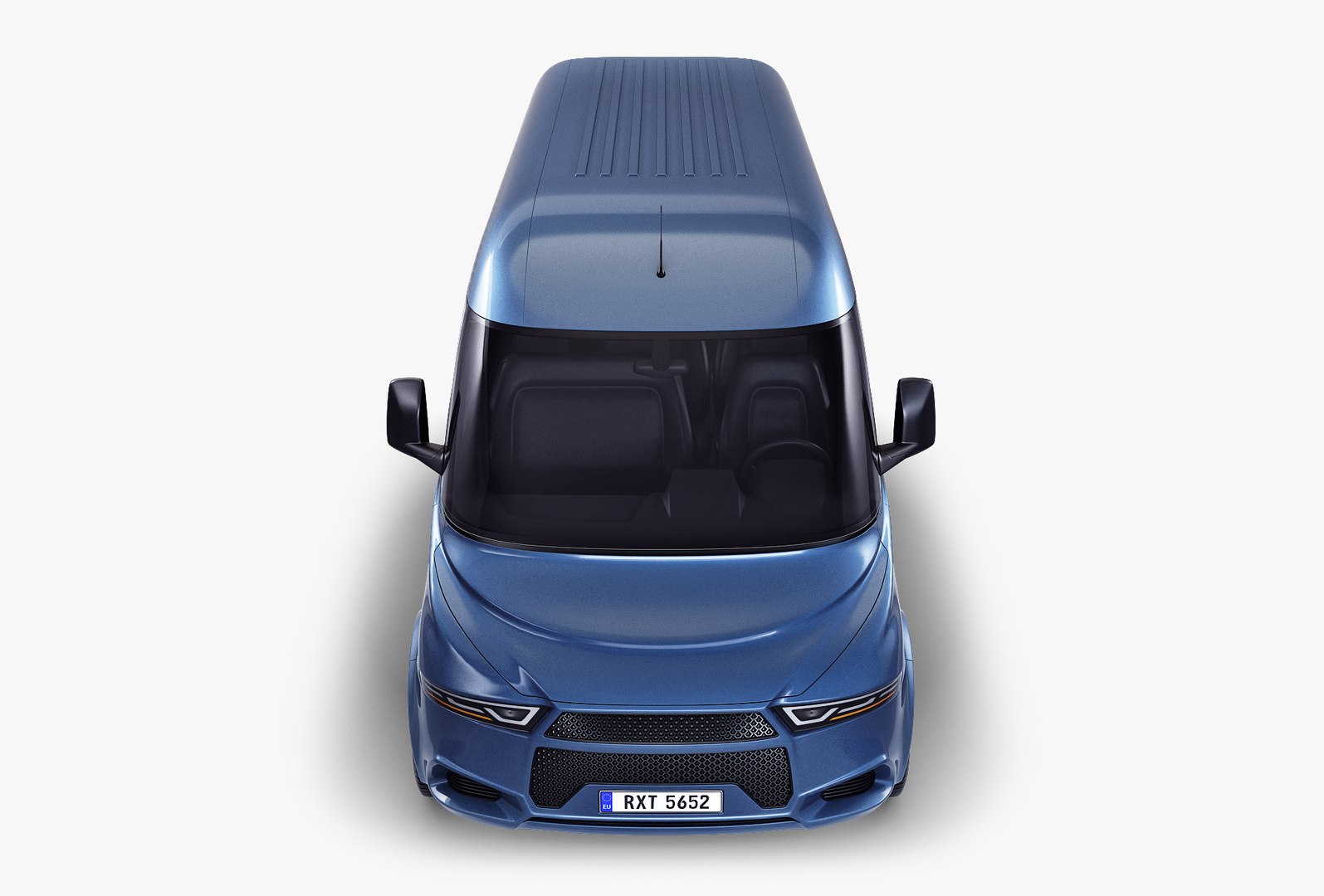 3D generic passenger van v model - TurboSquid 1650949