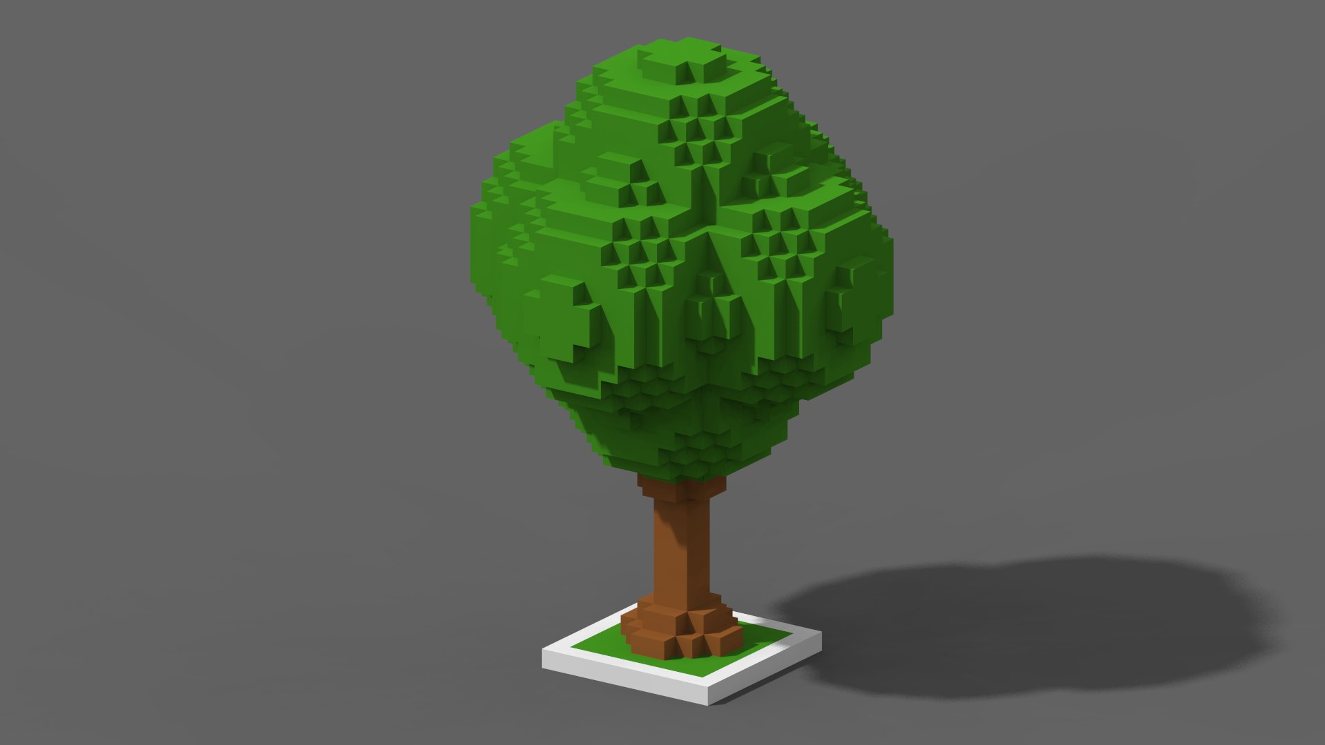 Voxel Tree 3D Model - TurboSquid 1353200