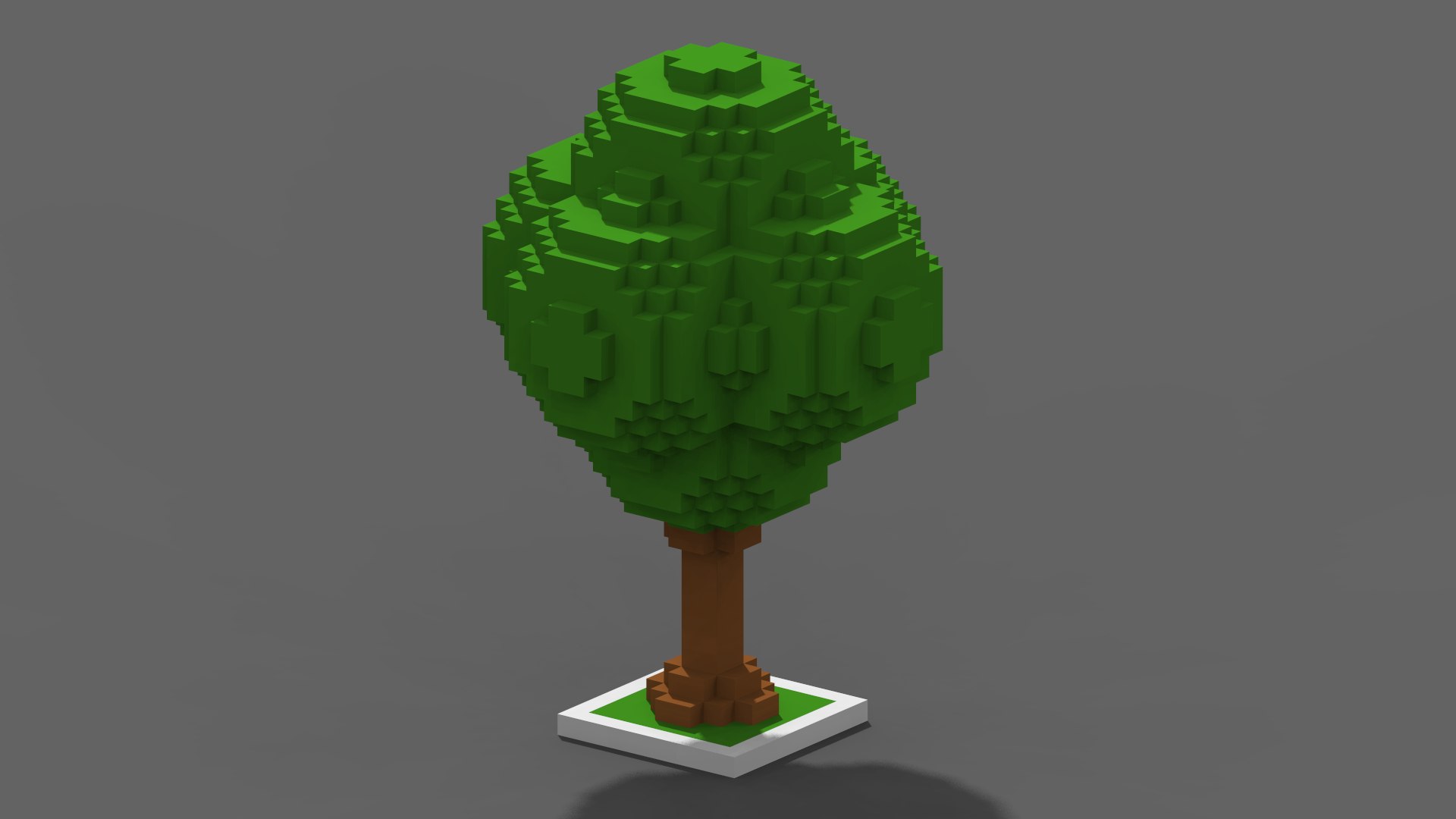 Voxel Tree 3D Model - TurboSquid 1353200
