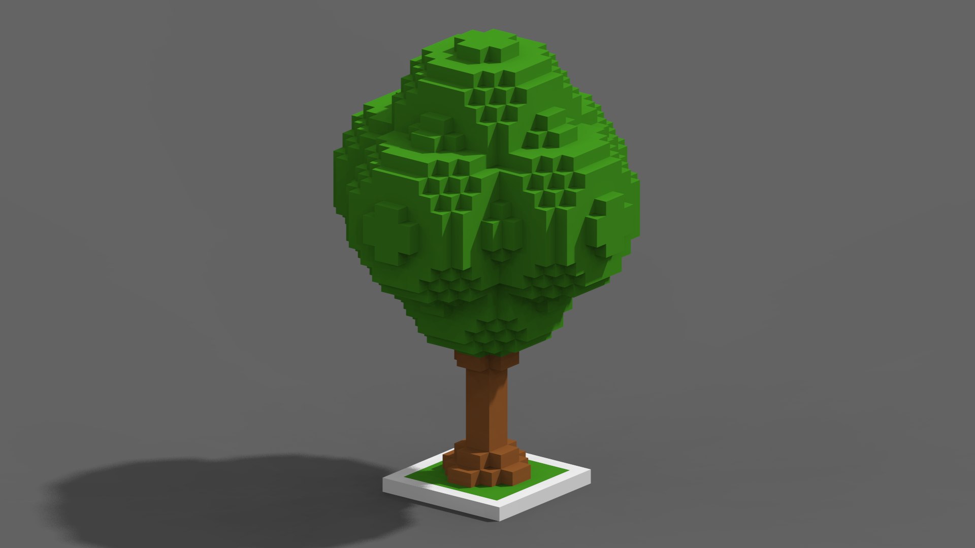 Voxel Tree 3D Model - TurboSquid 1353200