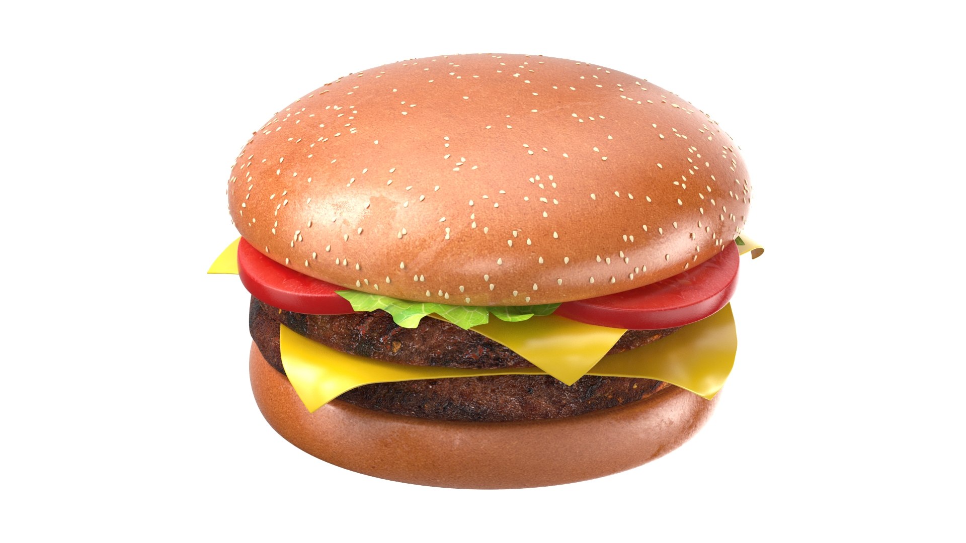 Detailed Burger Sandwich model - TurboSquid 2098563
