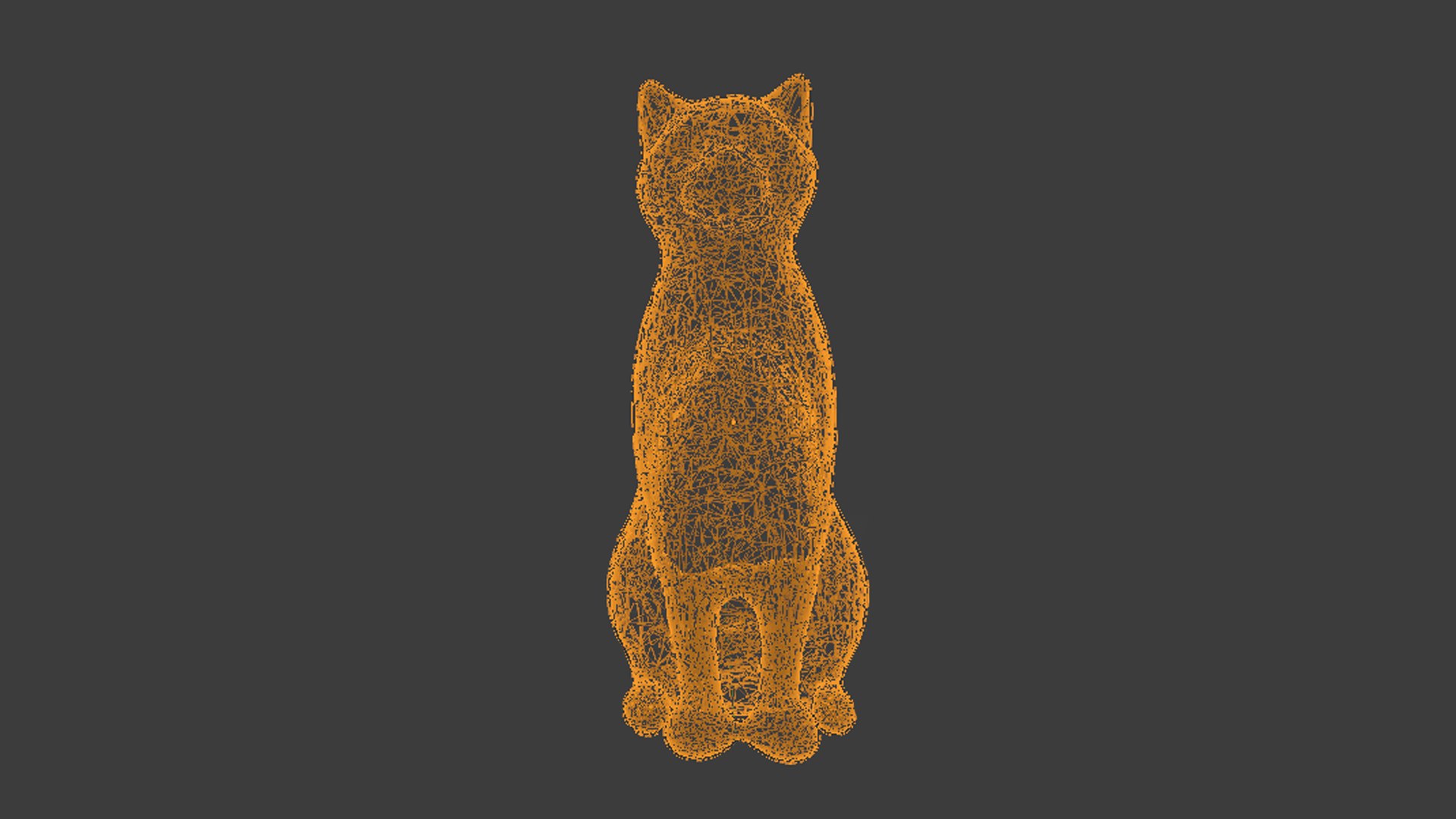 Sitting Cat 3D Model - TurboSquid 2271461