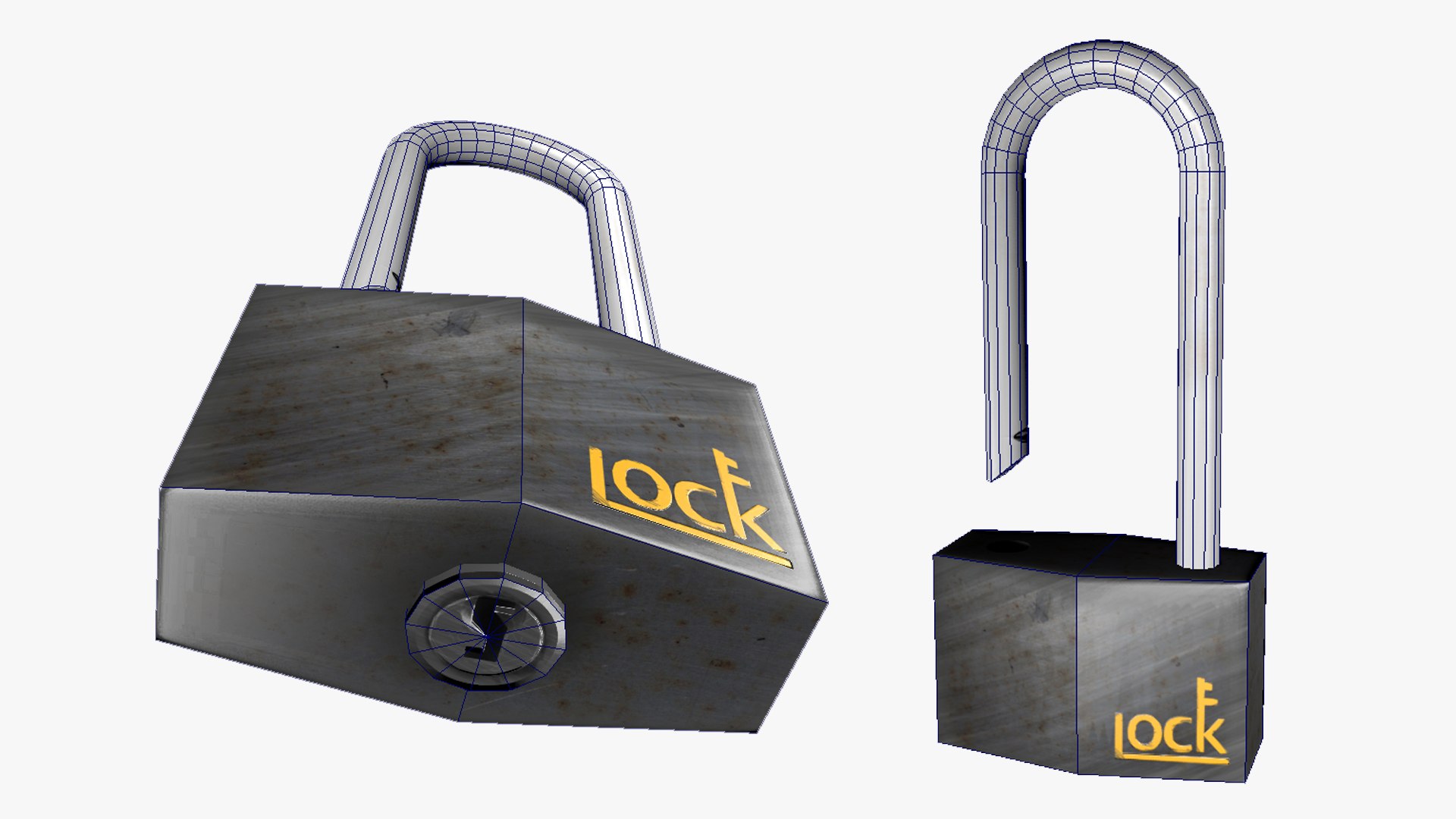3D Model Lock - TurboSquid 1744355