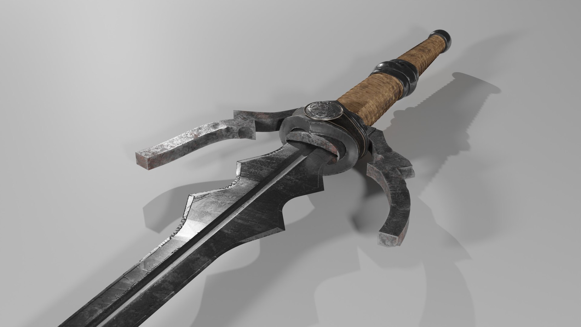 Witcher Silver Sword 3D Model - TurboSquid 2014364