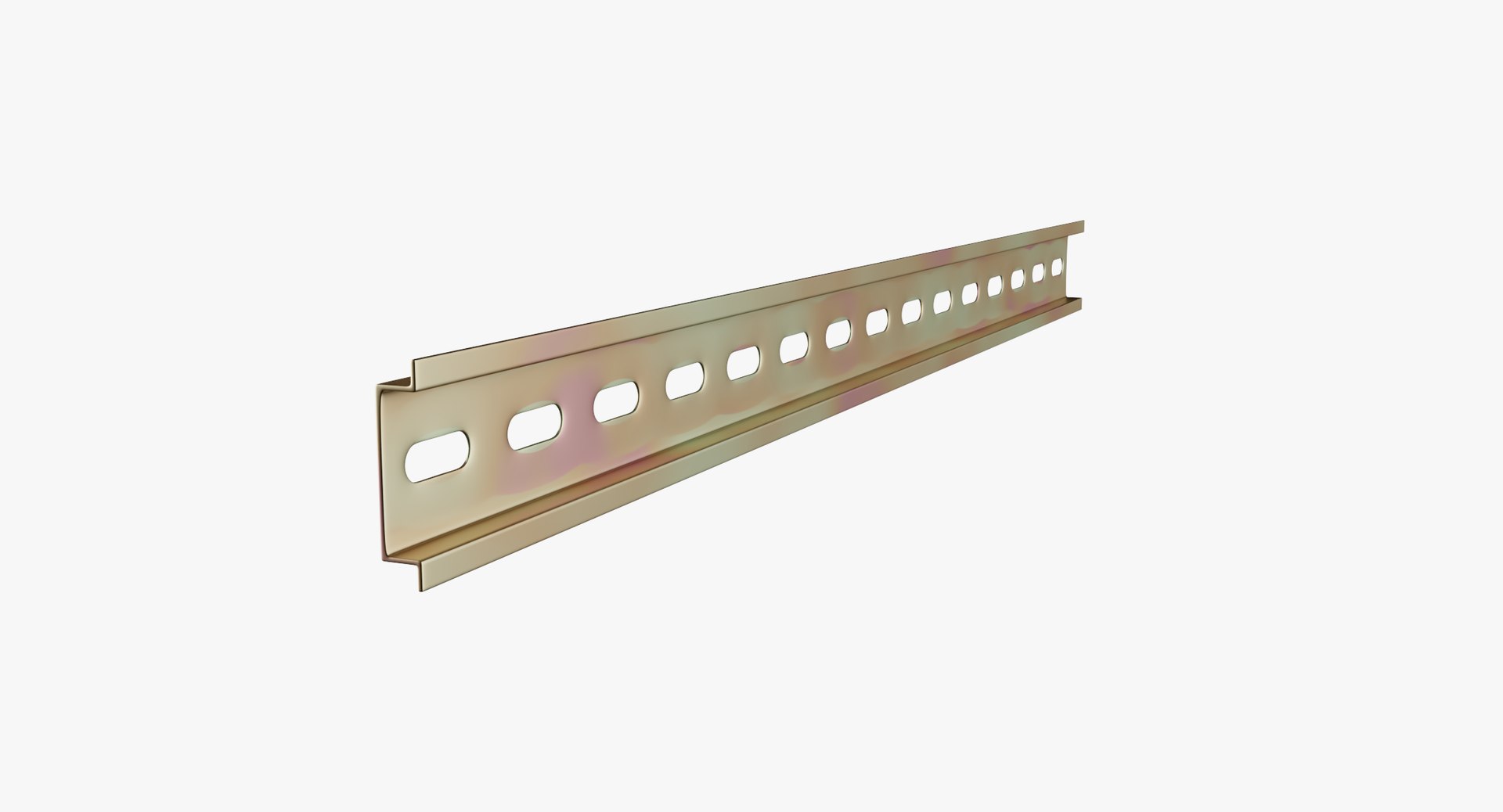 3D Din Rail Model - TurboSquid 1316302