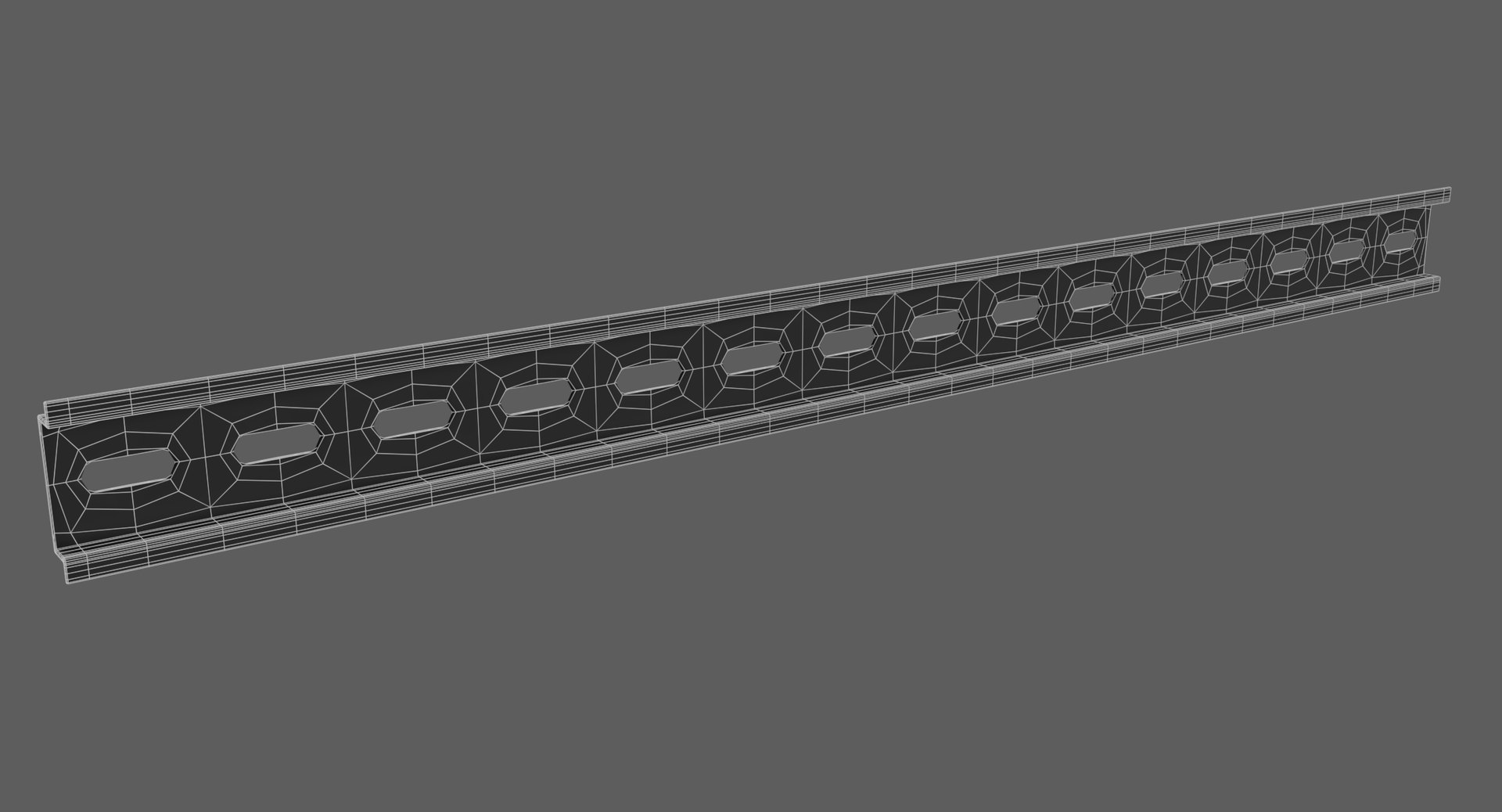 3D Din Rail Model - TurboSquid 1316302