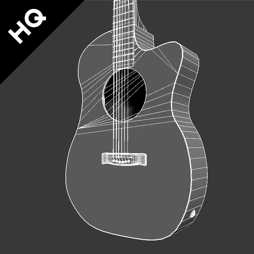 3d acoustic guitar
