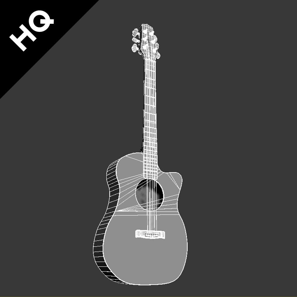 3d acoustic guitar