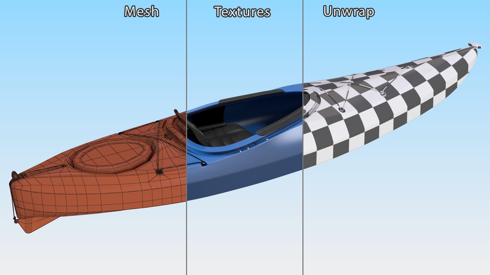 Recreational Kayak 3D - TurboSquid 2196975