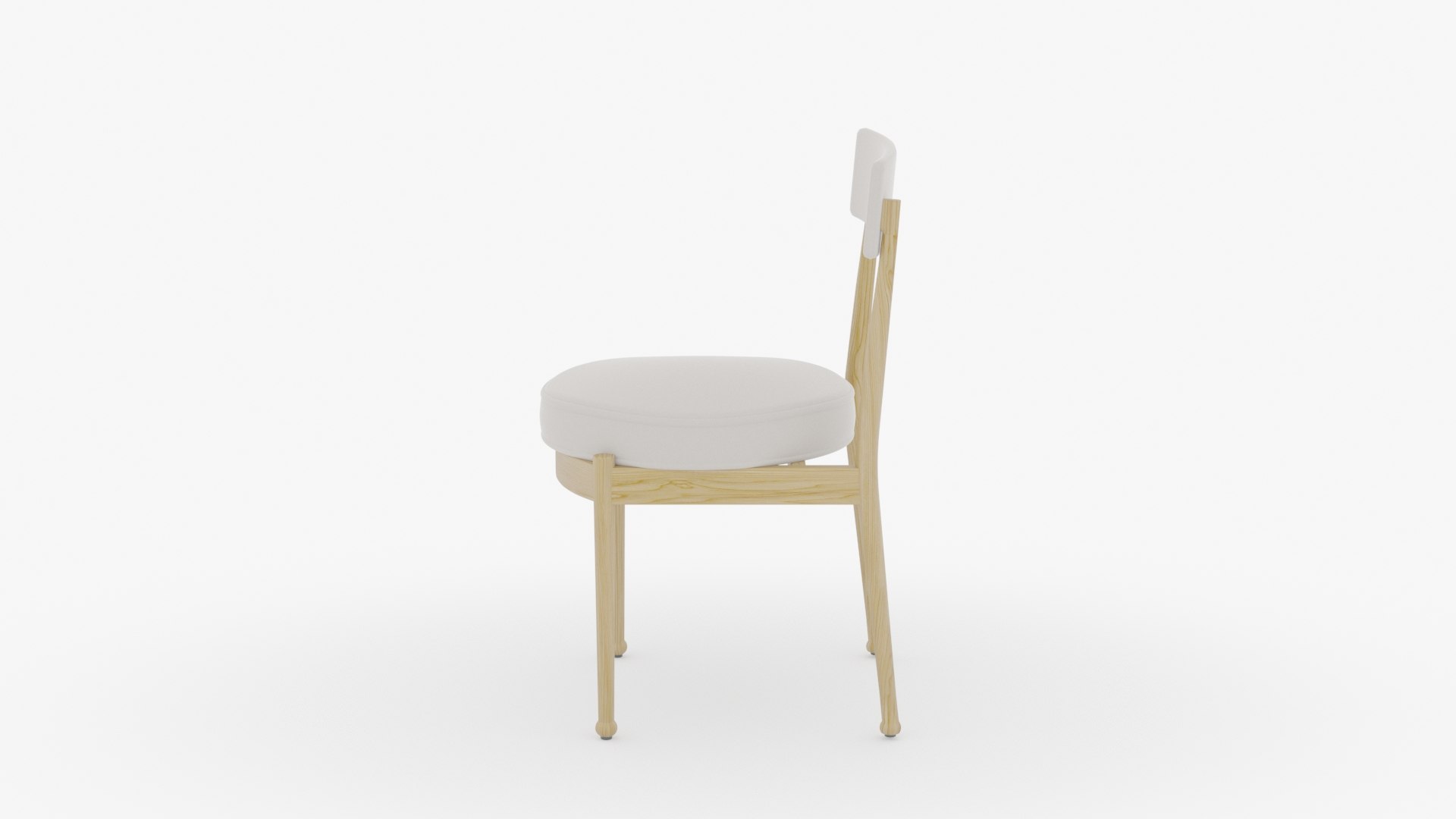 3D Garance Dining Chair Model - TurboSquid 2348525