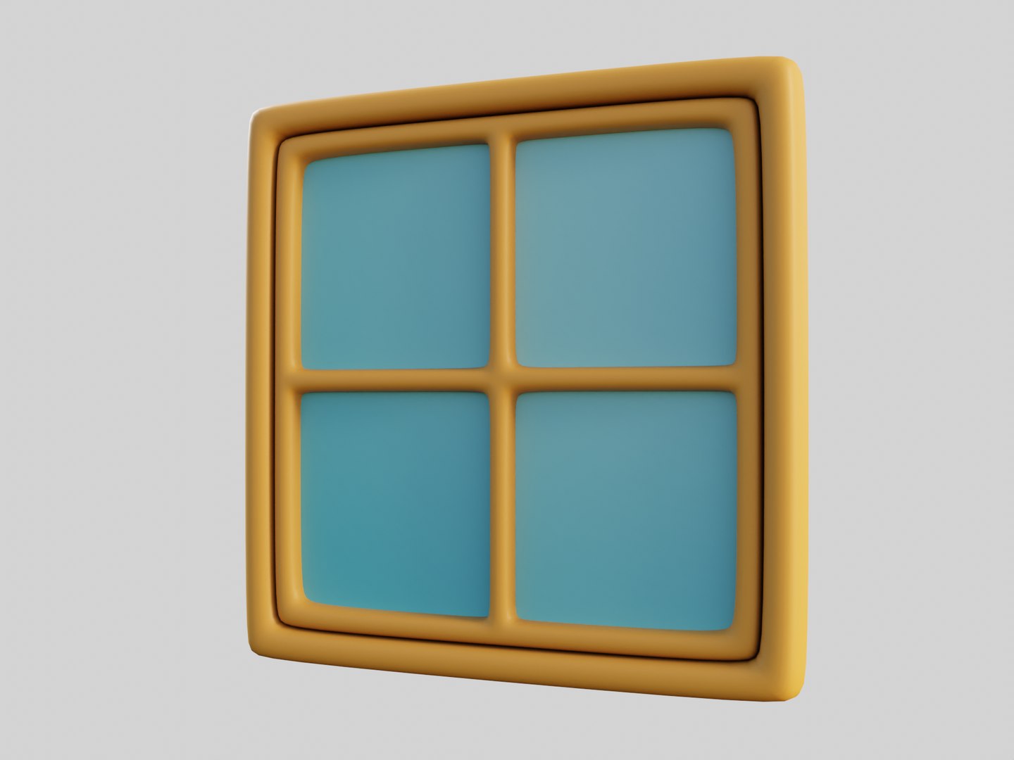 Free Cartoon Window 1a 3D Model - TurboSquid 1898609