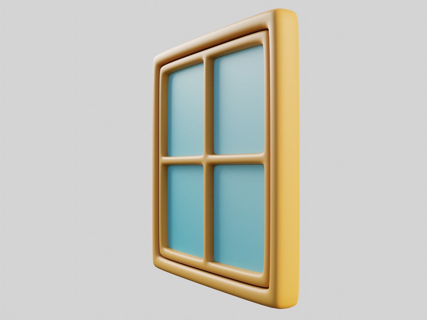 Free Cartoon Window 1a 3D Model - TurboSquid 1898609