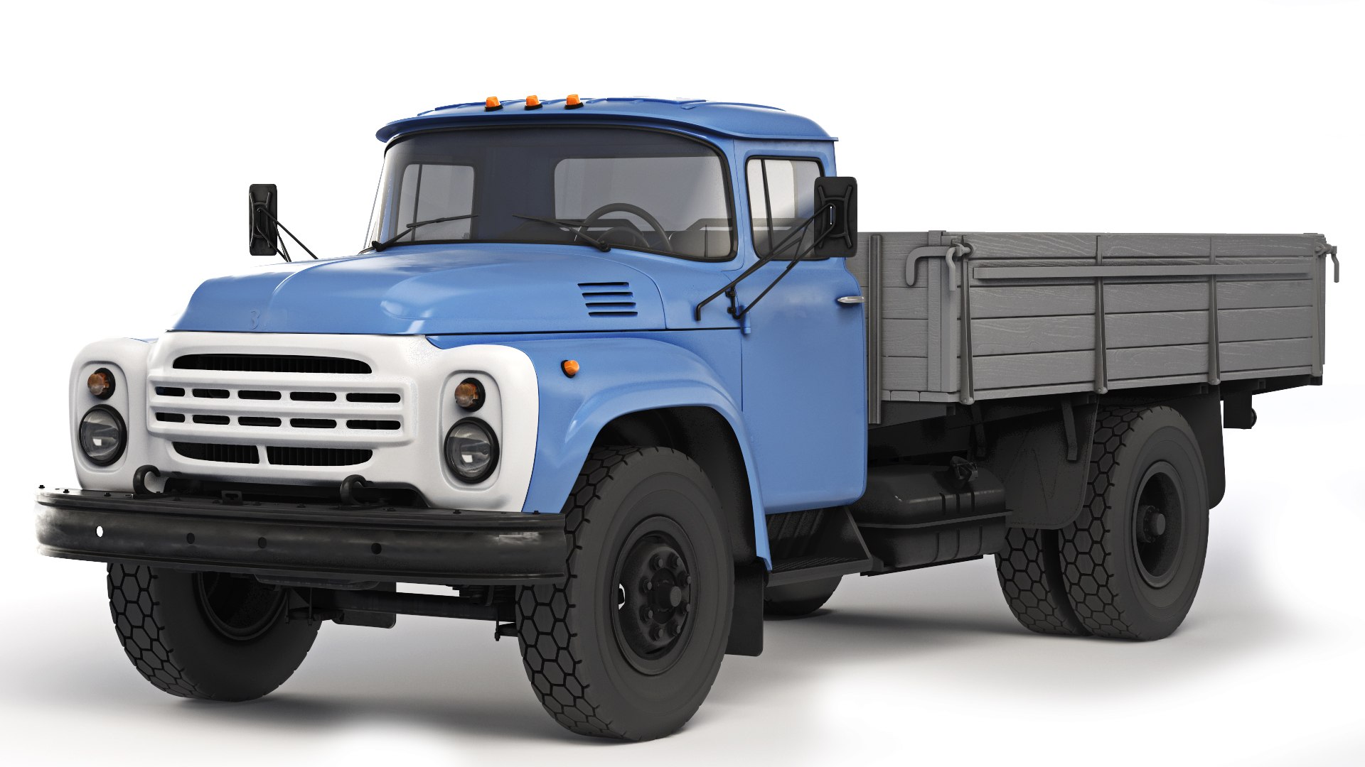 3D ZIL 130 Flatbed Body 1978 - TurboSquid 1984922