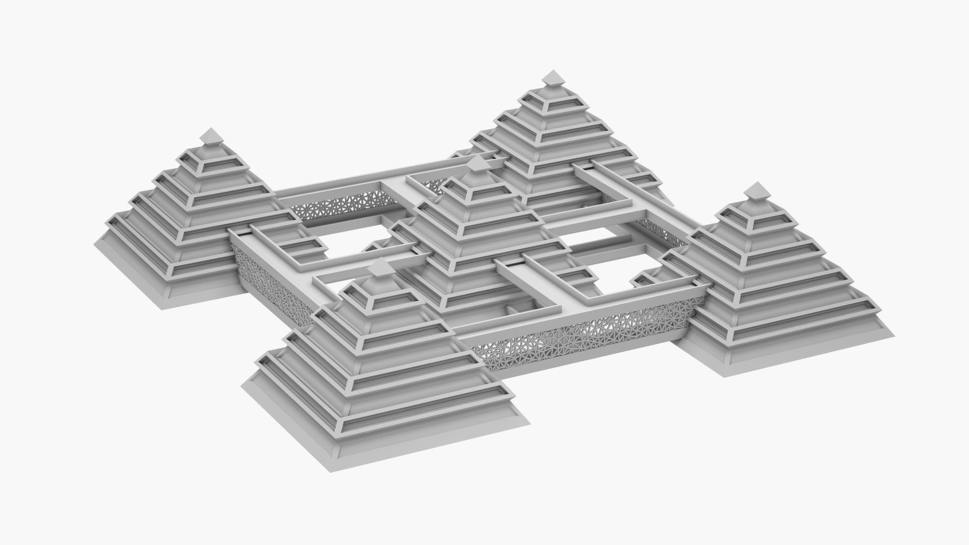 3D Hi-Tech Building 06 Model - TurboSquid 2062062