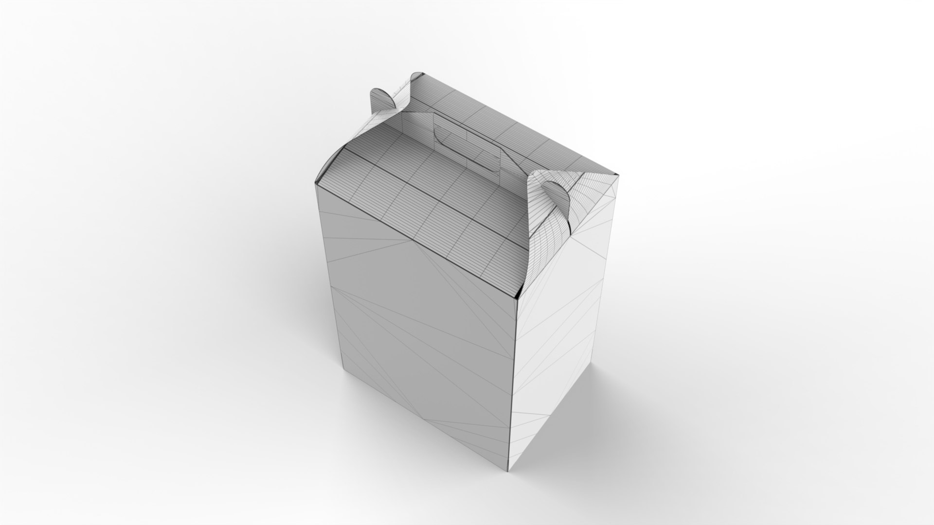 Packaging Box Carrying Handle 400x300x600mm 3D - TurboSquid 2227430