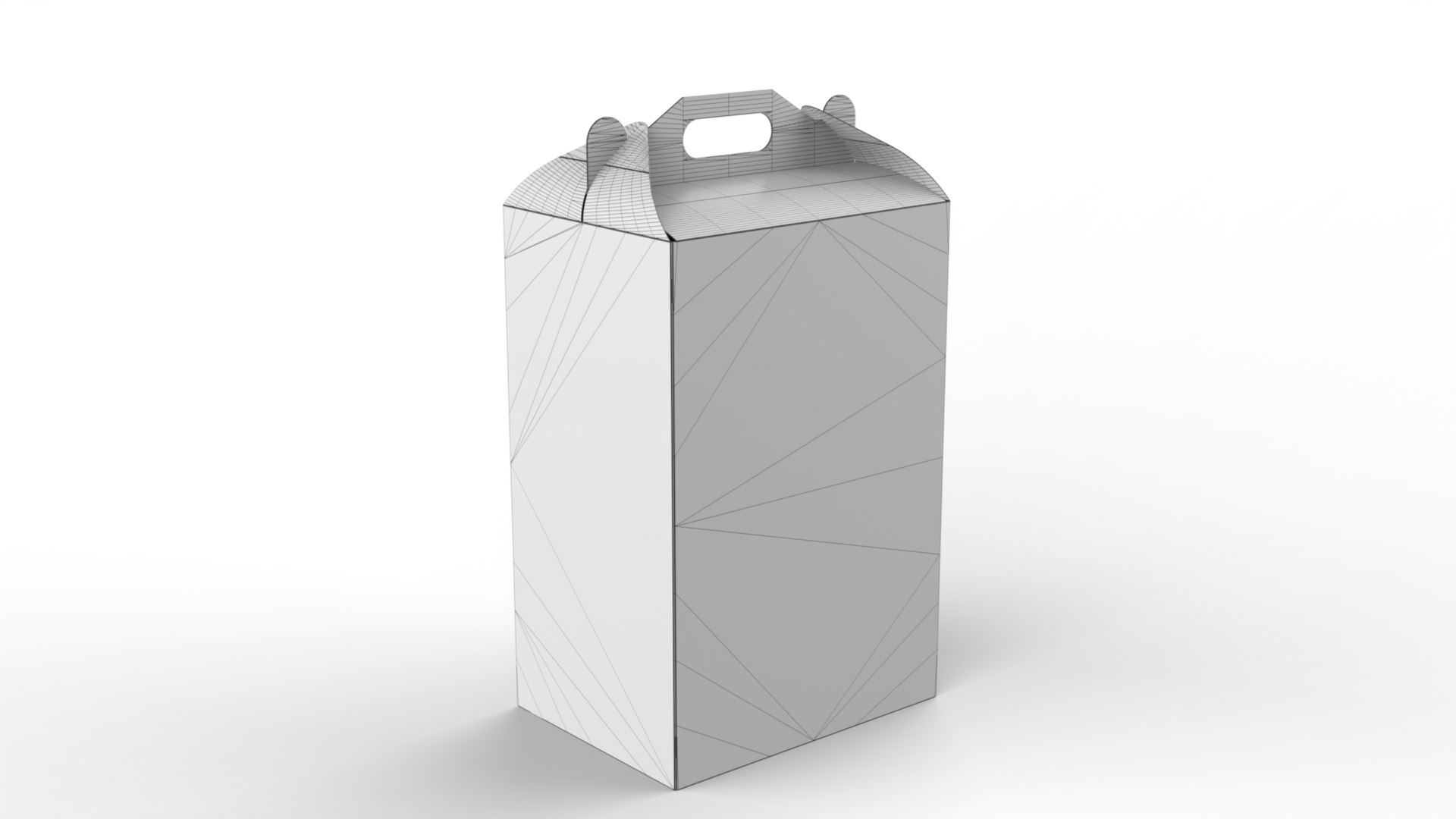 Packaging Box Carrying Handle 400x300x600mm 3D - TurboSquid 2227430